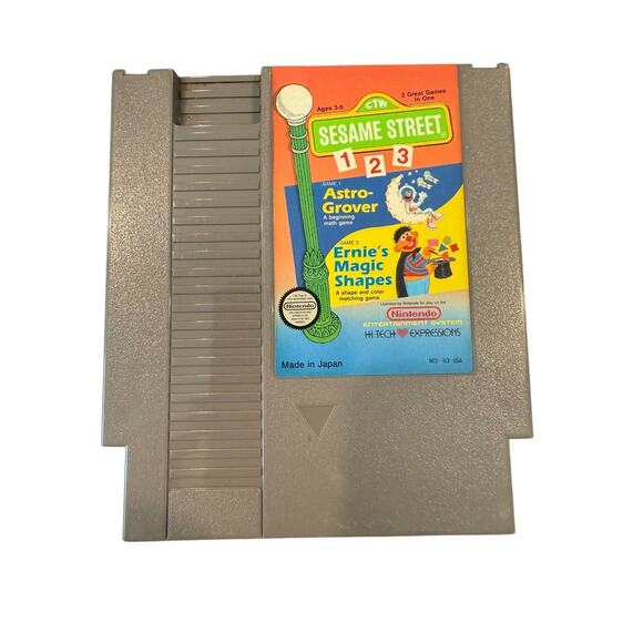 Video Games & Consoles | Sesame Street 123 Nintendo Nes Video Game ...